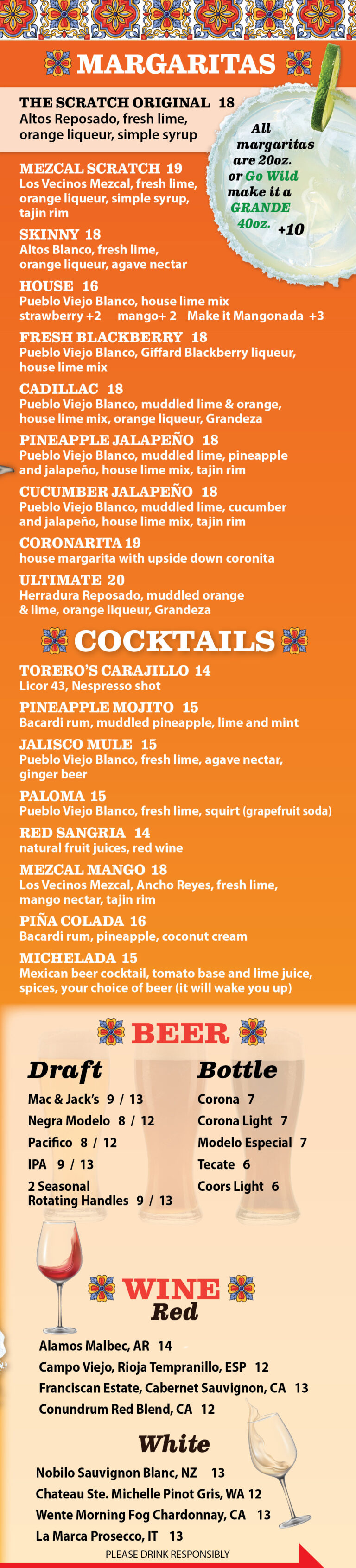 Main Menu – Toreros